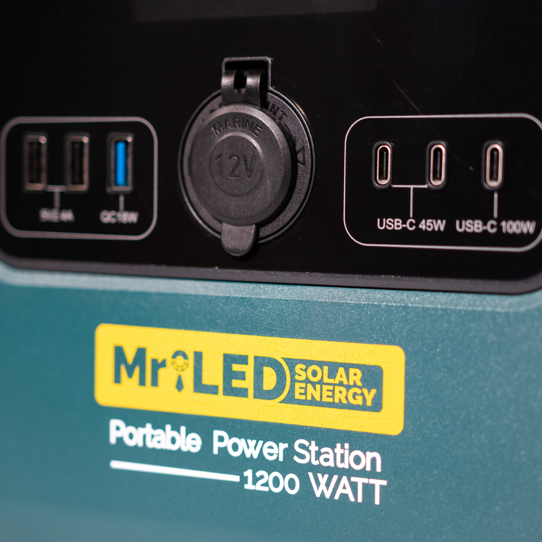 Estación de Energía Portátil (Batería 1,200W + Placa Solar 300W) + PRO ...